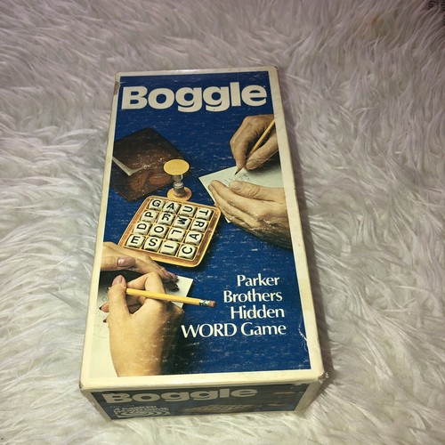Vintage 1976 Parker Brothers BOGGLE Game Hidden Word Game Puzzles Made ...