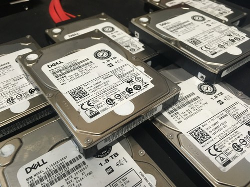 *LOT OF 8* DELL 1.8TB 10K 12Gb 2.5" AF SAS AL15SEB18EQY DP/N 00WRRF ...