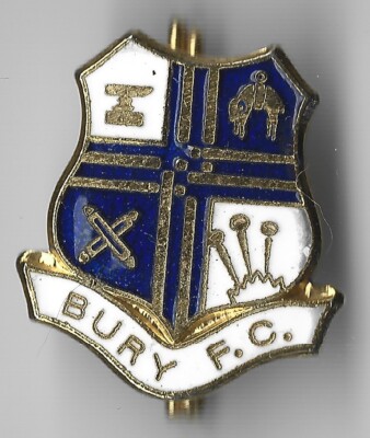 Vintage Bury Coffer Enamel Football Badge | eBay UK