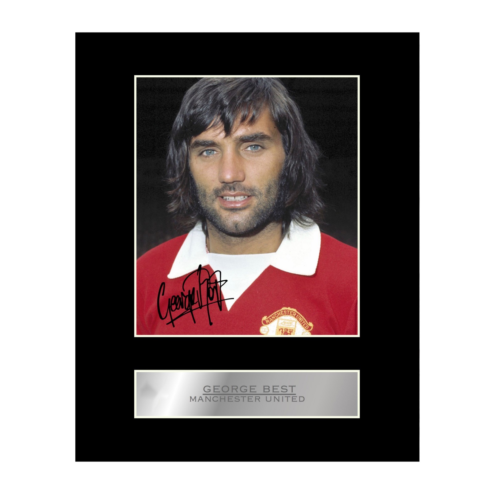 George Best Signed Mounted Photo Display Manchester United #1 | eBay UK