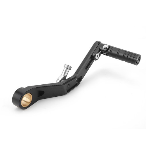 Black Motorcycle Adjustable Folding Gear Shifter Aluminum Alloy Gear ...