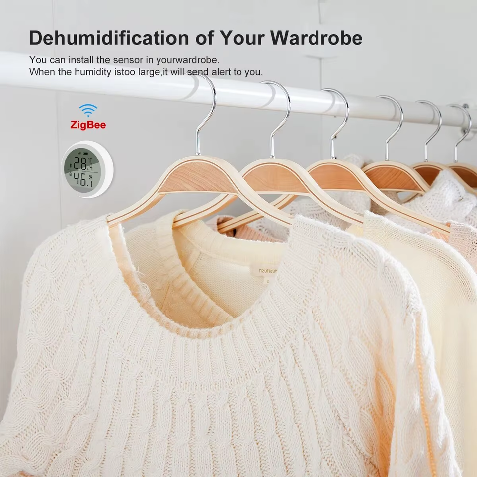 Tuya Smart Zigbee Thermometer Home Indoor Temperature and Humidity ...