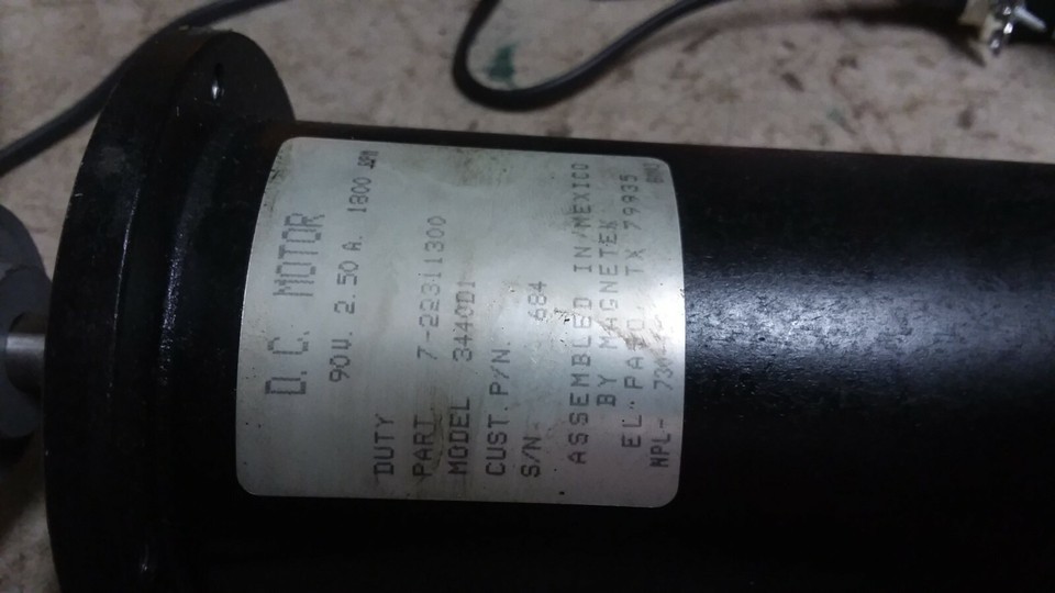Tested! DC Motor 7-22311300 from a AM142A﻿ VACUUM FEED PAPER FOLDER | eBay