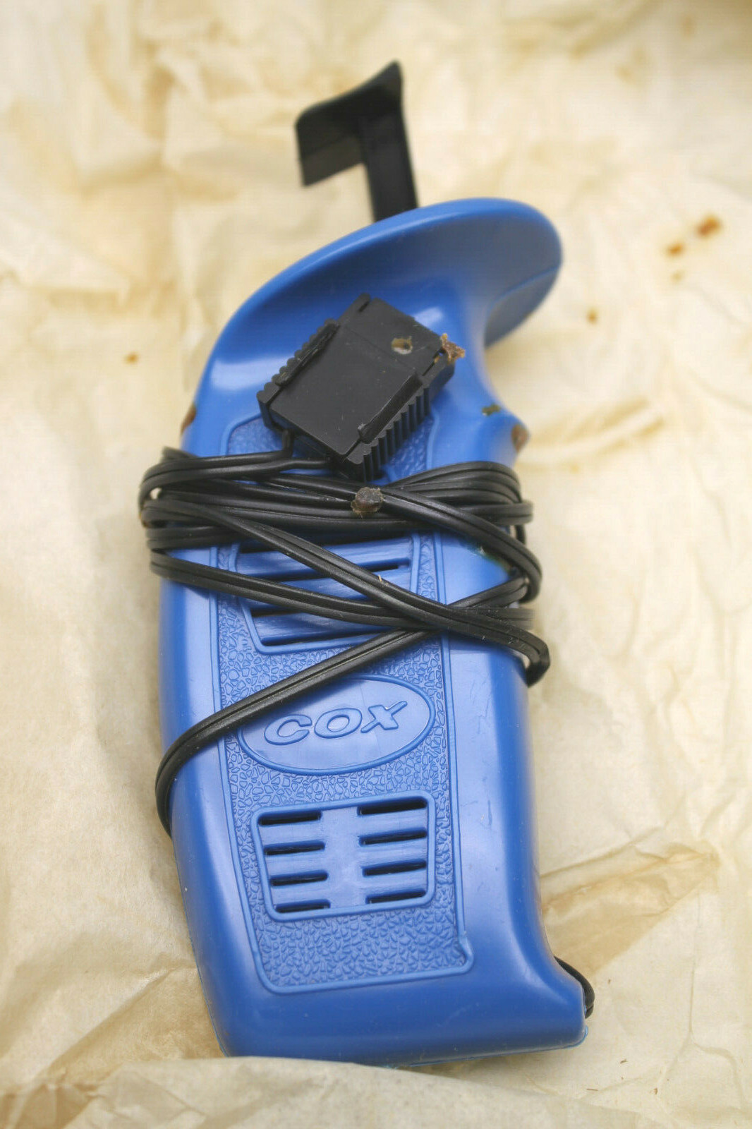 Full Case 12pc 6v Cox Blue Hand Controllers #3702-4 1/32 Slot Car Race ...