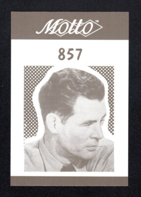 Robert Ryan Actor Crossfire Vintage 1987 Motto Game Trivia Card #857 | eBay