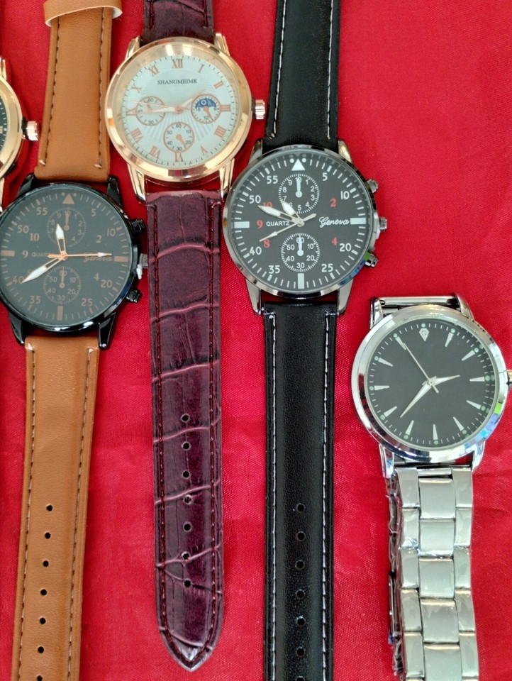 Set of 10 NEW Men's Watches CLOSEOUT OVERSTOCK CLEARANCE DEAL lot Men ...