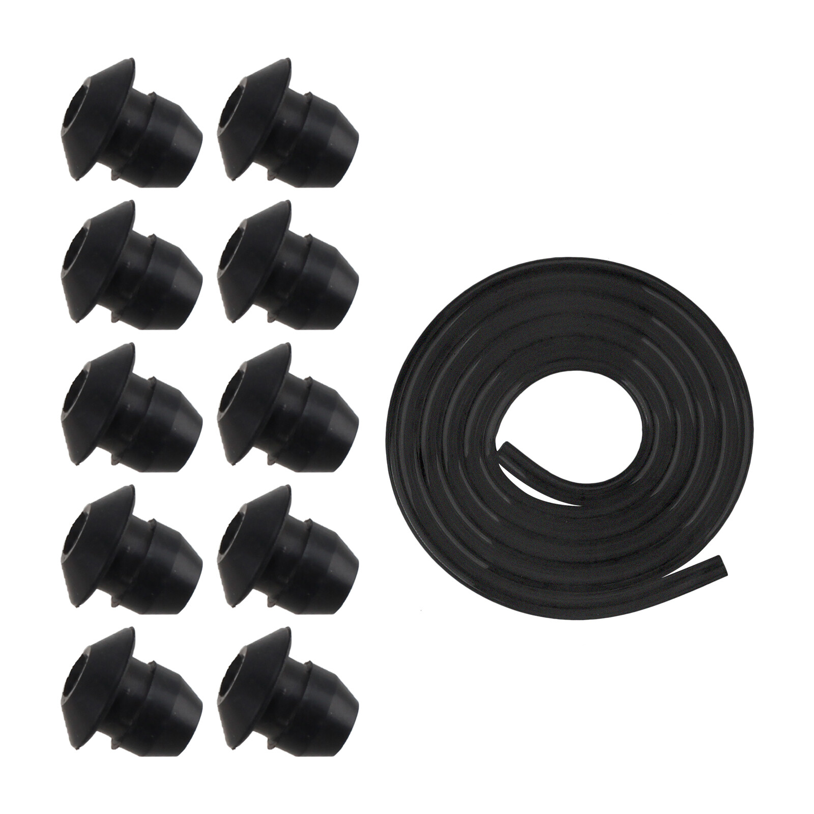 10X Fuel Tank Bushing Grommet+1x Fuel Line For Husqvarna 580457501 ...