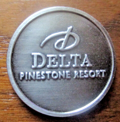 vtg - DELTA PINESTONE RESORT - Golf Ball Marker - Flat - Metal ...
