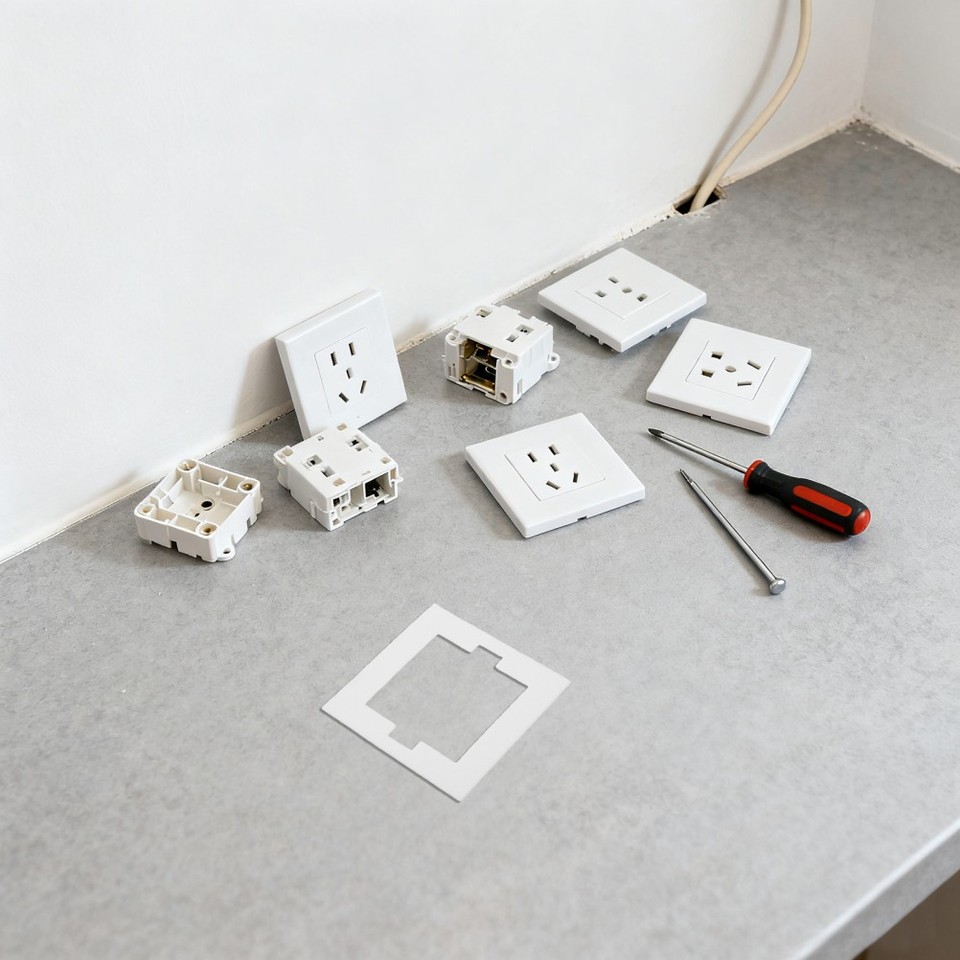10 Pcs Flame Retardant Socket Seal Outlet Cover Plate | eBay Australia