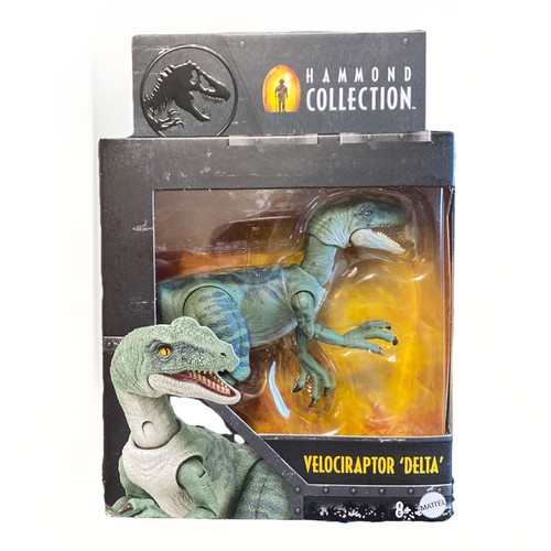 Jurassic World Hammond Collection Velociraptor Delta Dinosaur Figure | eBay