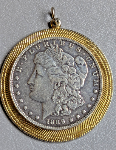1889 Morgan .900 Silver Dollar Coin Vintage Pendant | eBay