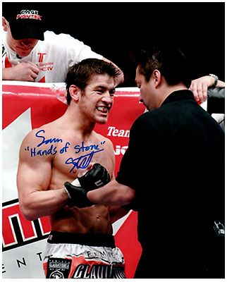 SAM STOUT Signed Autographed UFC MMA 8X10 PIC. B | eBay UK