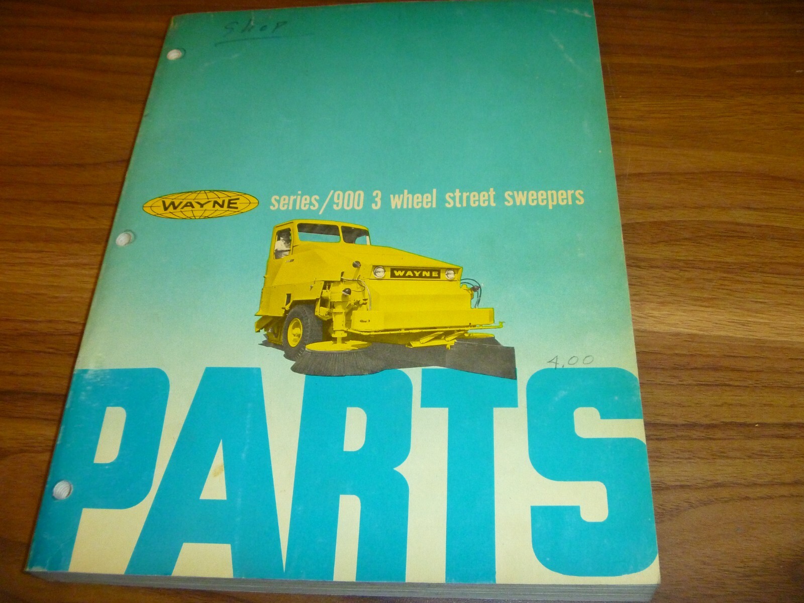 Wayne 913 984 990 3-Wheel Street Sweeper Parts Catalog Manual Book | eBay