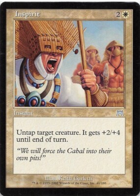 X4 Inspirit Onslaught Light Play MTG Magic DNA GAMES | eBay