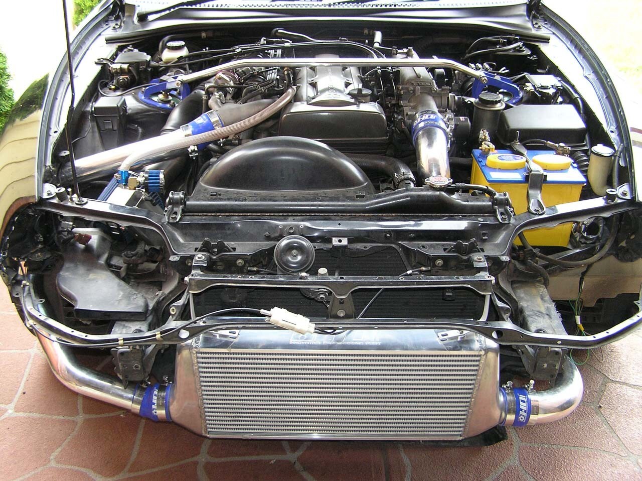 Hybrid HDi GT2 Intercooler kit For Toyota Supra JZA80 2JZ GTE TURBO Aus ...