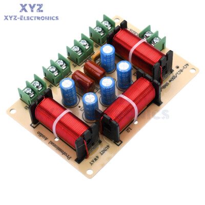 200W 4-Way Treble + Midrange + Dual Bass Speaker Crossover Divider Home ...