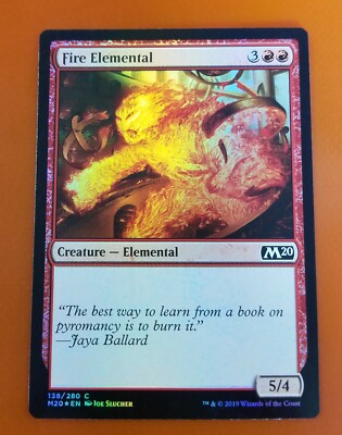 1x Fire Elemental | FOIL | M20 Core Set 2020 | MTG Magic Cards | eBay