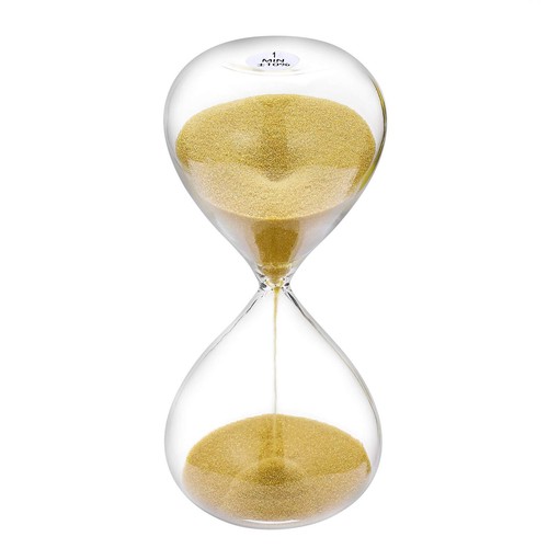 Sand Timer 1 Minute Hourglass, Gold Sand Watch 1 Min, 5.1 Inch Sand Clock one... | eBay