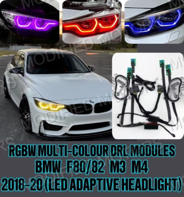 RGB DRL MODULES for BMW F80 M3 F82 M4 F30/F32 3/4 Series (ADAPTIVE LED ...