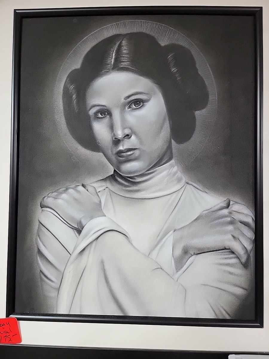 Princess Leia Fine Art Star Wars Art: Because We Haven't Heard Enough