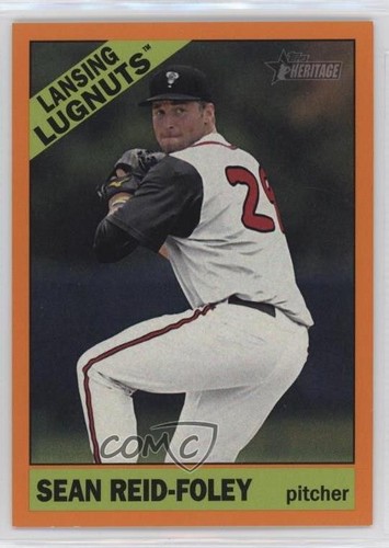 2015 Topps Heritage Minor League Edition - Sean Reid-Foley #10 Orange ...