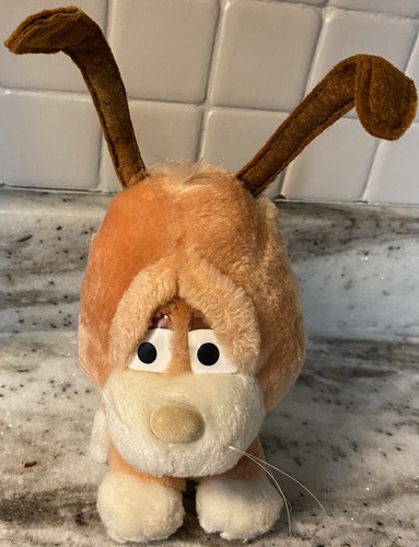 EMOTIONS BUNNY RABBIT PLUSH Easter Movable Ears 10" Stuffed Animal BIG ...