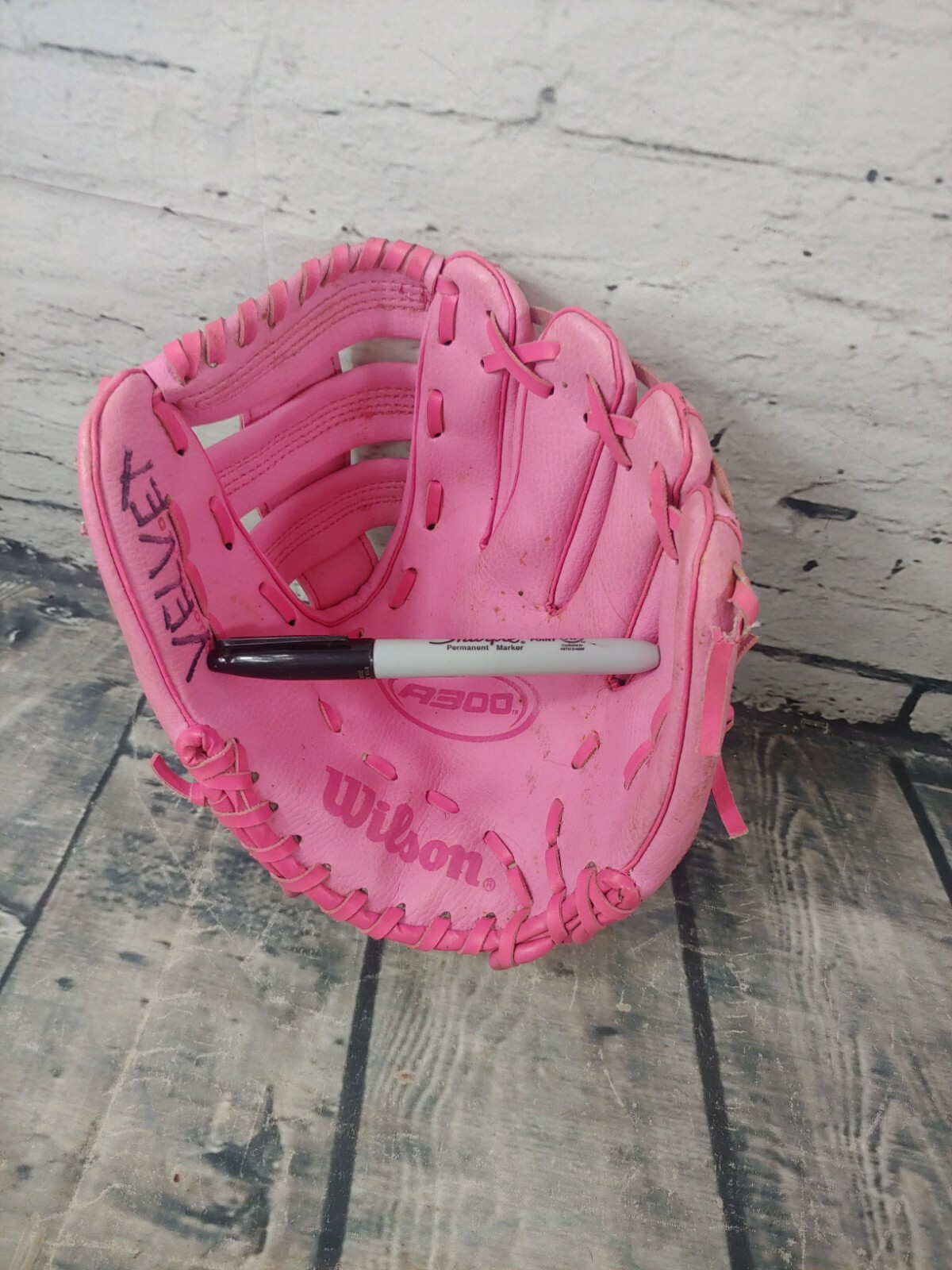 Girls+Wilson+Pretty+Pink+T+Ball+Baseball+Glove+A300+10.5%27%27 ...