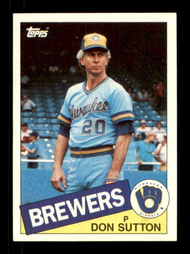 1985 Topps #729 Don Sutton NM/NM+ Brewers 243601 | eBay