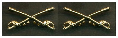 Pair of US Army Cavalry Officer Branch Insignia | eBay