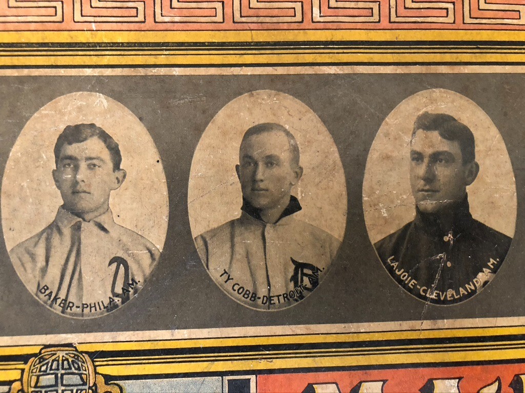 1913 Major League Indoor Baseball Game (Complete) High Grade Surviving ...