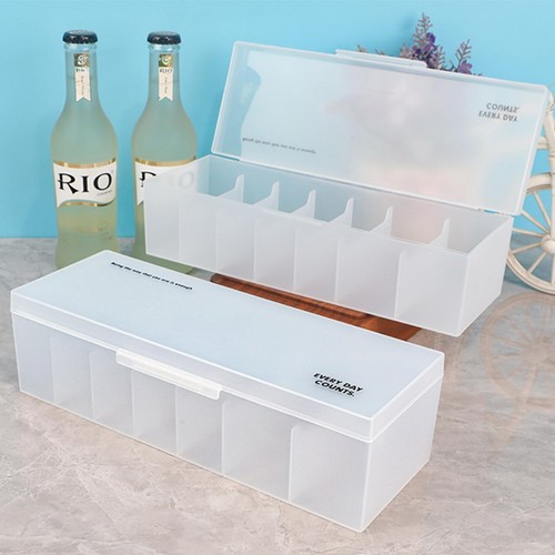 2pack 800 Count Plastic Trading Card Storage Box with Dividers,Trading ...