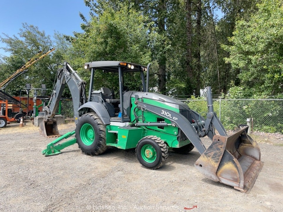 2019 John Deere 310L EP 4WD Backhoe Loader Tractor 4 in 1 Bucket E ...