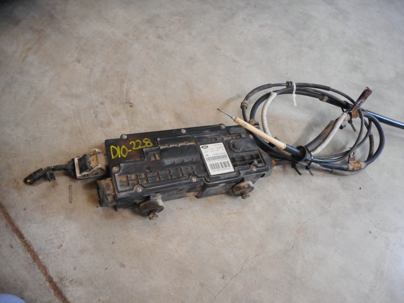 2006 LAND ROVER LR3 EMERGENCY PARKING BRAKE ACTUATOR W/ CABLE SNF500026 ...