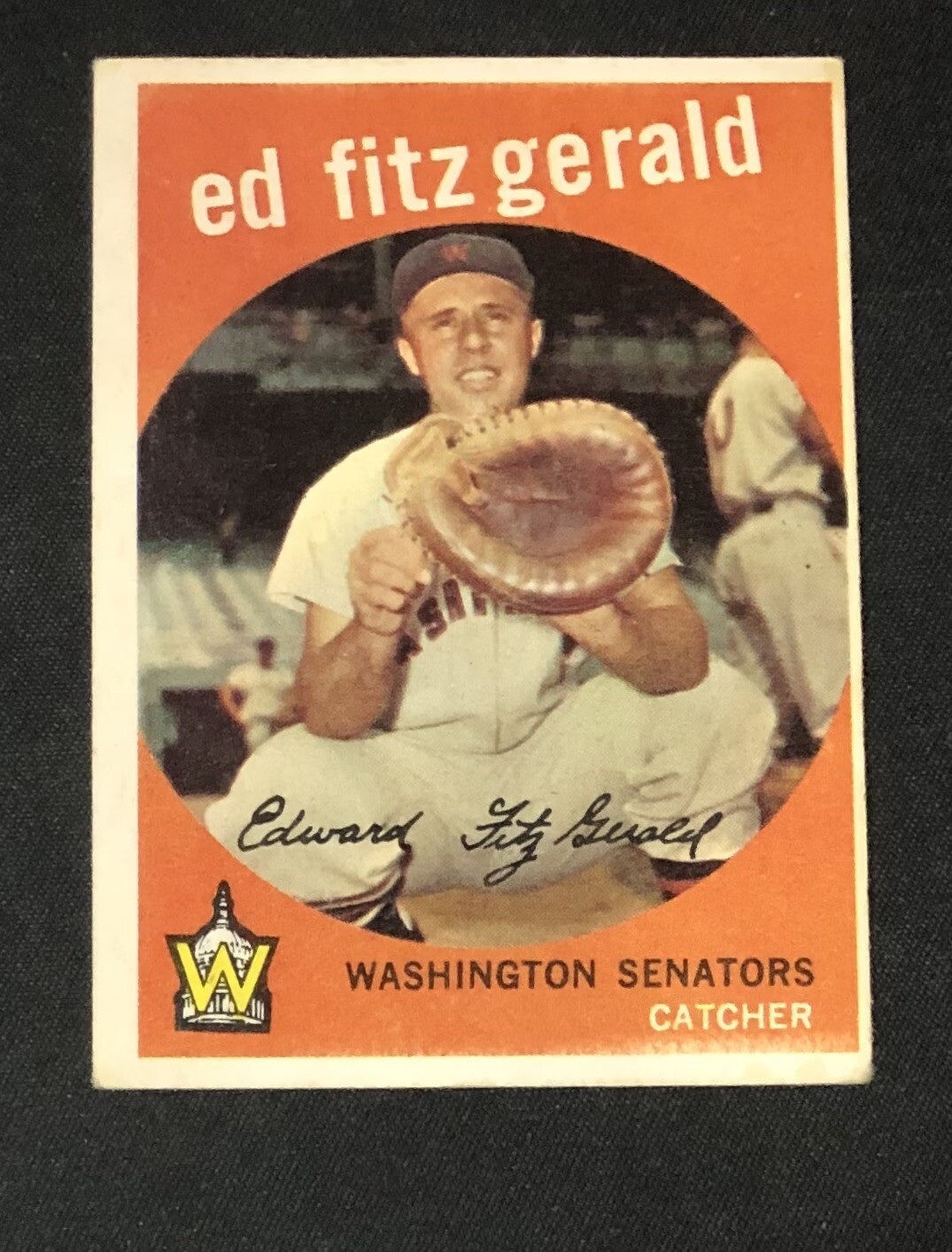 1959 Topps Ed Fitzgerald Washington Senators #33 | eBay