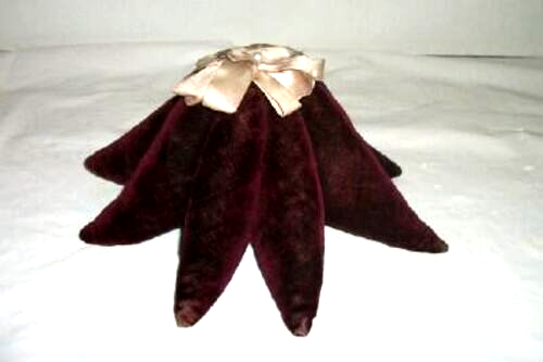 ANTIQUE FRENCH VICTORIAN VELVET PIN CUSHION OCTOPUS HANDMADE 8 LEGS ...