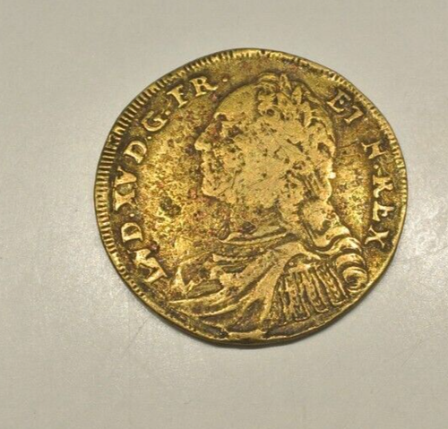 KING LOUIS XV rare coin historique jeton paix | eBay