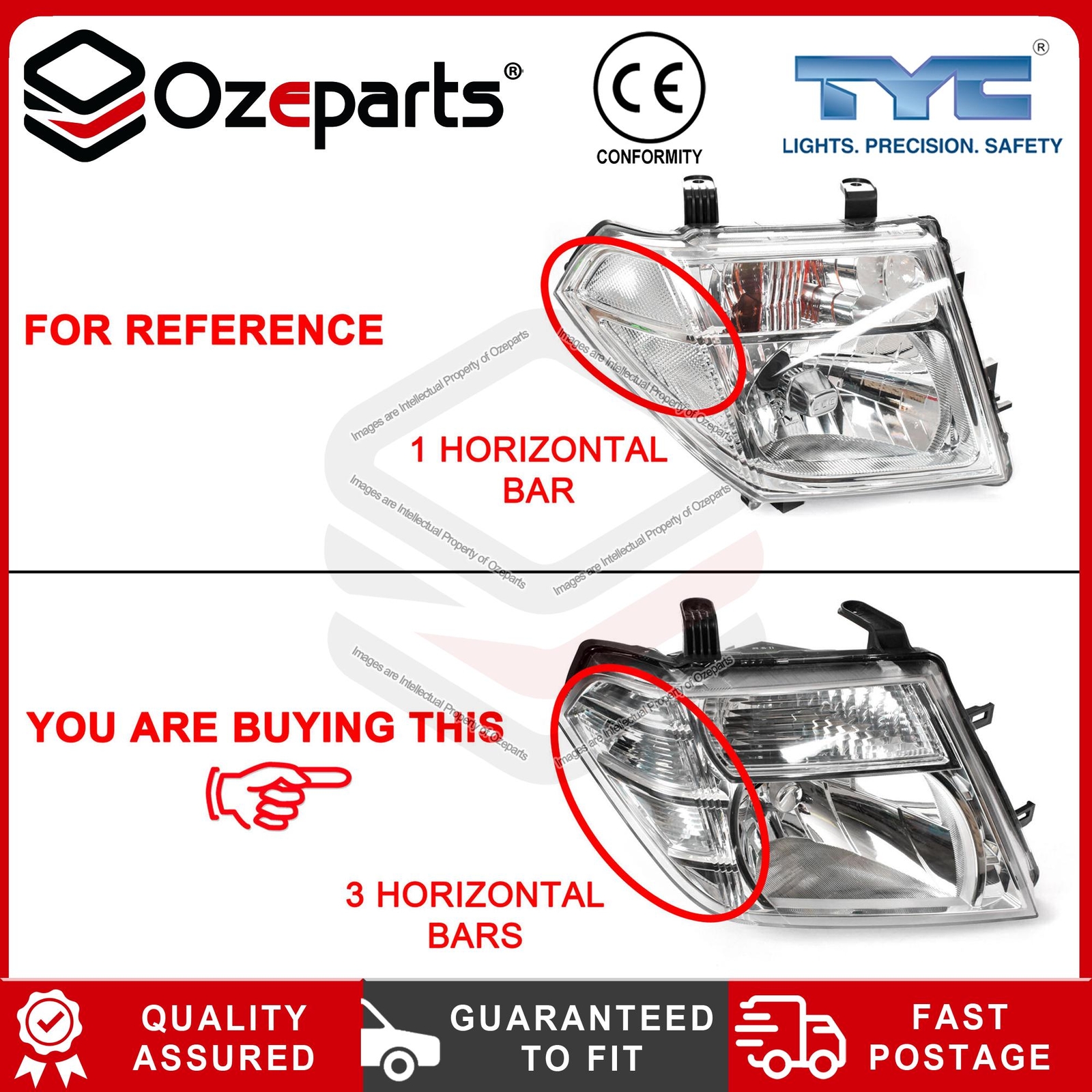 LH LHS Left Hand Head Light Lamp For Nissan Navara D40 VSK Spain Ute ...