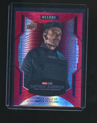 FRANK GRILLO AS BROCK RUMLOW 2022 UPPER DECK MARVEL ALLURE RED PRISM ...