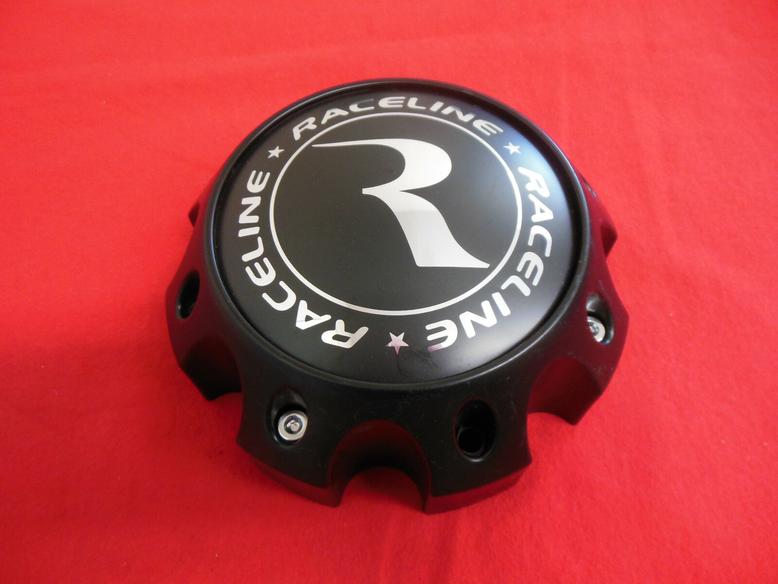 Raceline Wheel Center Cap Satin Black Finish 1079L170 PD-CAPSX-P981-8H ...