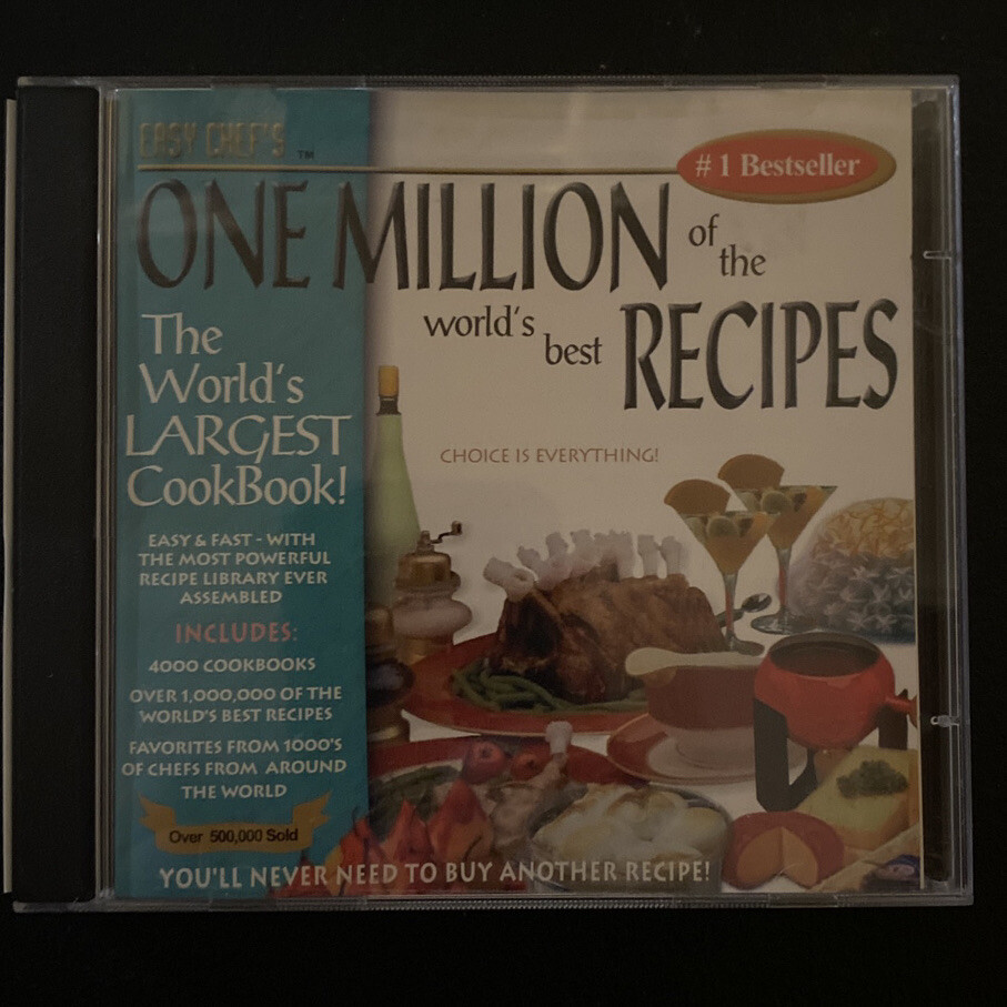 Easy Chef's One Million of the World's Best Recipes Windows Cookbook ...