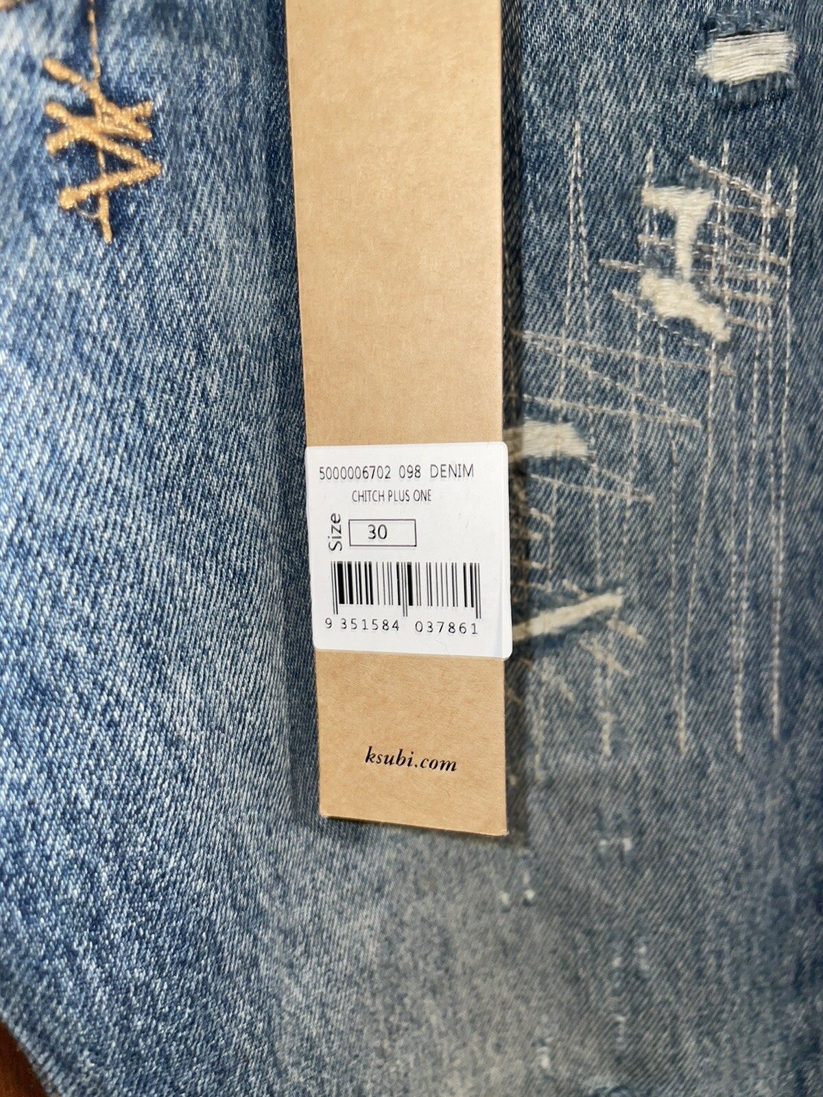 Ksubi Chitch Plus One Size 30 | eBay