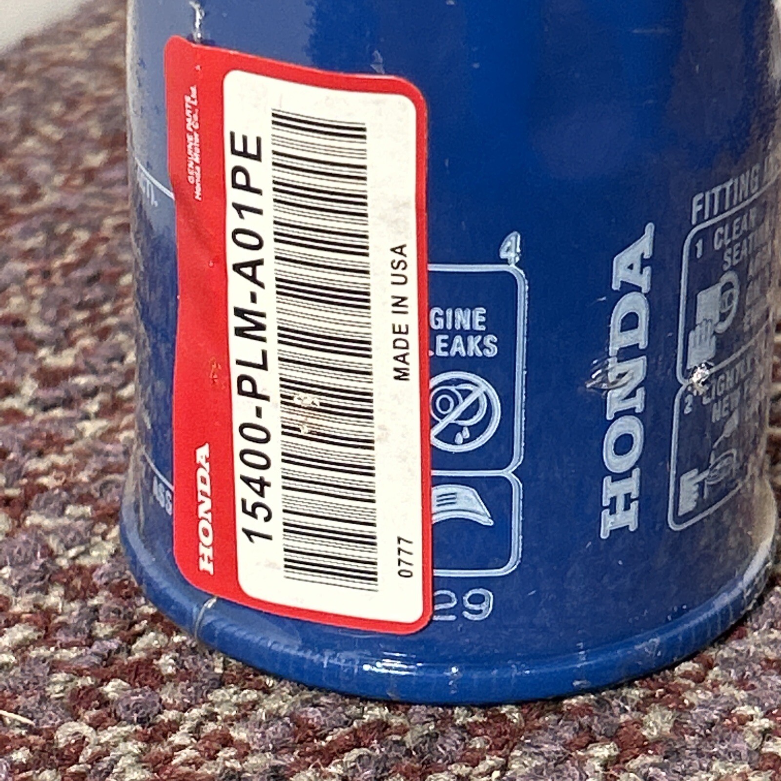 (1) NEW 15400-PLM-A01PE Honda Oil Filter | eBay