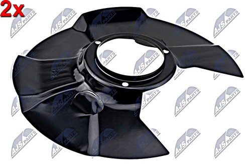 2x Brake Disc Splash Panel Front Left Right For VW Lt 28-35 I Lt28-50 ...