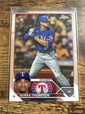 2023 Topps Chrome Baseball #58 BUBBA THOMPSON RC | eBay