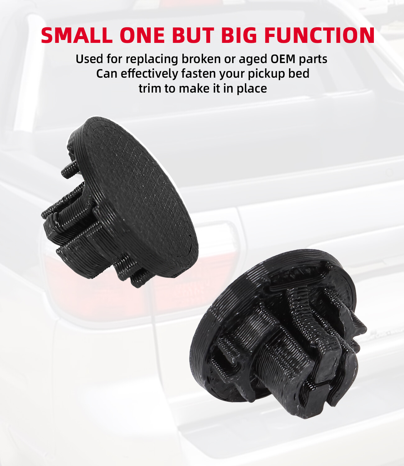 5PCS For Subaru Baja Turbo Pickup Bed Trim Clips Fastener Caps Mount ...