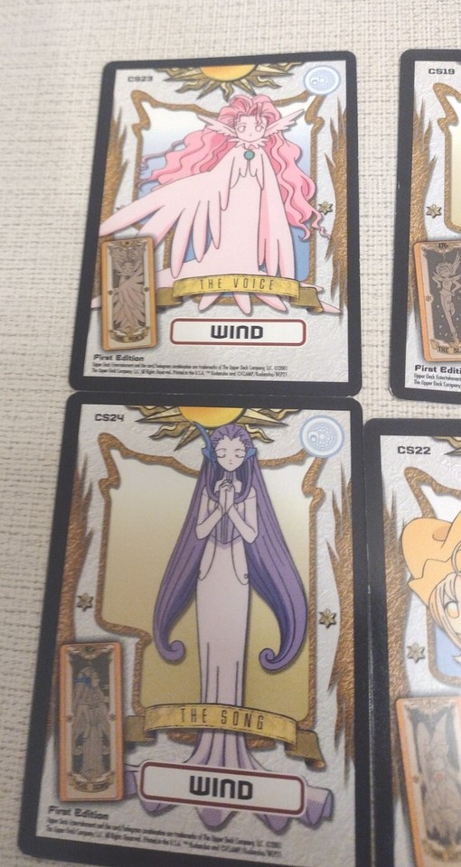 Cardcaptors Trading Cards First Edition Clow cards trading cards. Clamp ...