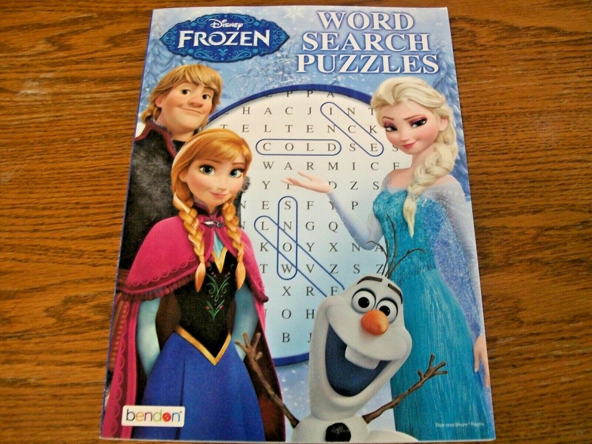 Frozen Word Search Worksheets