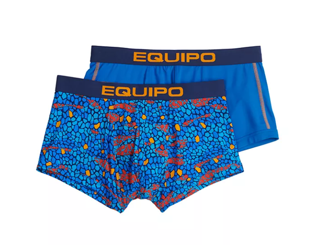 EQUIPO 2-pack Mens Brazilian Trunks Performance 4-way Stretch Underwear ...