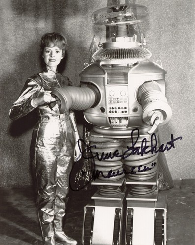 JUNE LOCKHART SIGNED AUTOGRAPHED 8x10 PHOTO + MAUREEN LOST IN SPACE ...
