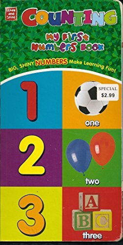 COUNTING, MY FIRST NUMBERS BOOK (LEARN AND SHINE) By Megan E. Bryant ...